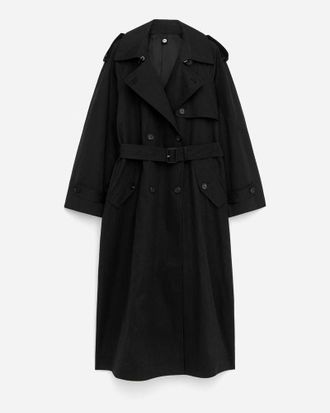 Arket Oversize-Trenchcoat -Schwarz