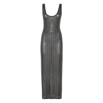 Philipp Plein Femme, Robes, Noir, Taille: 36 FR Long Dress