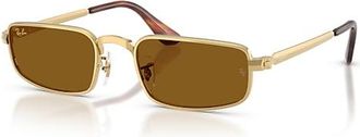 Ray-Ban Rb3927 By A$ap Rocky Sonnenbrillen Arista Gold Fassung Braun Glas 54-21