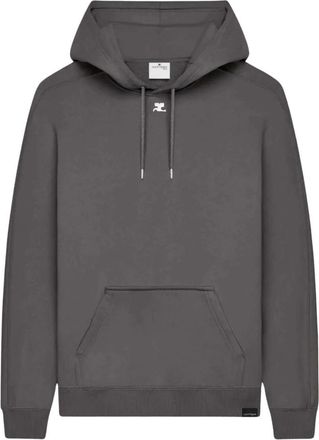 Courr&egrave;ges Femme, Sweatshirts et sweats &agrave; capuche, Gris, Taille: 44 FR Sweat &agrave; capuche Oversize