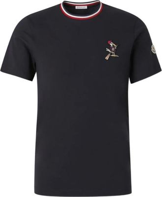 Moncler Homme, Tops, Bleu, Taille: M Moncler T-shirts et Polos Bleu