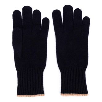 Brunello Cucinelli Gants en cachemire tricot&eacute; - unisex - Accessoires - Bleu - Taille: L