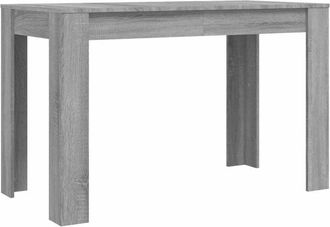 vidaXL Esstisch Grau Sonoma 120x60x76 cm Holzwerkstoff Vidaxl