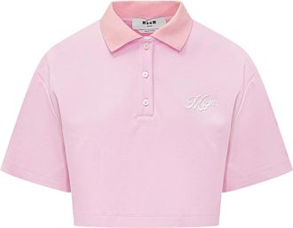 Msgm Msgm, Femme, Tops, Rose, Taille: 38 FR T-Shirt