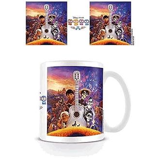 Disney Coco Guitar Kaffeetassen, Keramik, Mehrfarbig, 7.9 x 11 x 9.3 cm