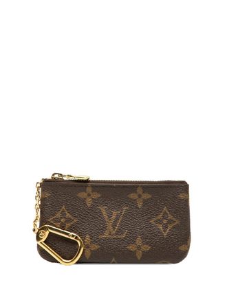 Louis Vuitton 2002 Monogram Pochette Cles Portemonnaie - Braun