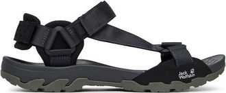 Jack Wolfskin Sandalen Ridge A65589 Schwarz