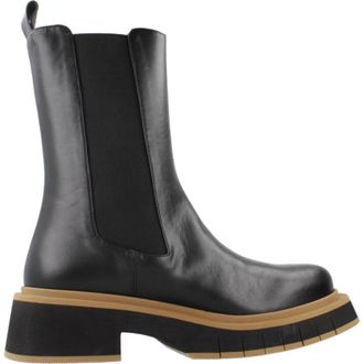 Paloma Barcel&oacute; Klassische Leder Chelsea Stiefel - - Shoes - Damen - Schwarzk - 39 EU