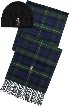 Polo Ralph Lauren Ensemble d&eacute;charpe et de bonnet en laine et cachemire