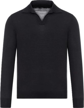 Paolo Fiorillo Homme, Pulls, Noir, Taille: 2XL Skipper Polo