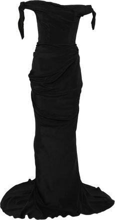 Cult Gaia Off-shoulder Draped Dress