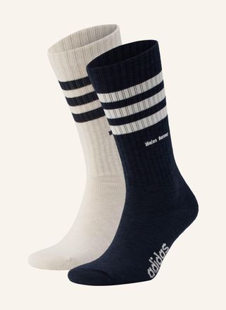 adidas 2er-Pack Str&uuml;mpfe Wb 3 Stripe blau