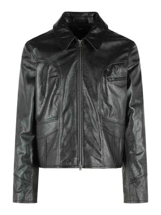 Amiri Lederjacke - Schwarz