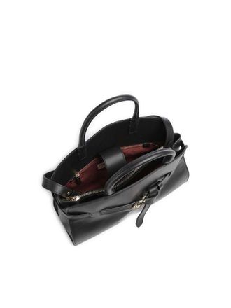 Coccinelle Womens Top Handle Bag Black Cowhide - Top-Handle-Bags