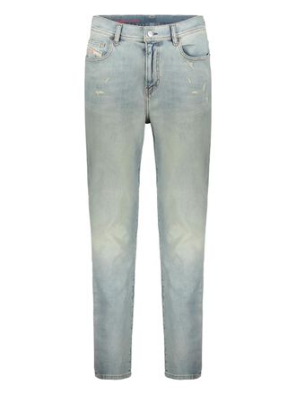 Diesel jean cinq poches d&eacute;lav&eacute; - Bleu