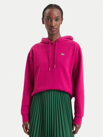 Lacoste Sweatshirt SF7612 Dunkelrosa Oversize