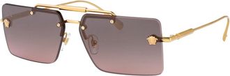Versace unisex, Accessoires, Jaune, Taille: 60 MM Lunettes de soleil &eacute;l&eacute;gantes avec mod&egrave;le 0Ve2245