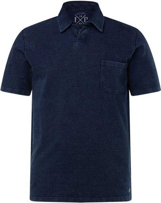 JP1880 Poloshirt Poloshirt Halbarm Piqu&eacute; Jeanslook