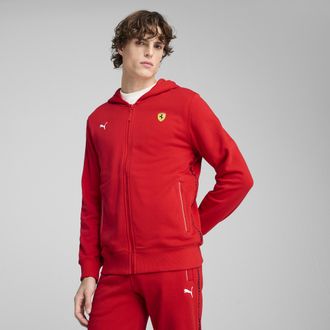 Puma Veste de surv&ecirc;tement Race Scuderia Ferrari HP Homme, V&ecirc;tements, Rouge, XS