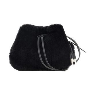Hogan Femme, Sacs, Noir, Taille: ONE Size H01R Hocket Mini Shearling