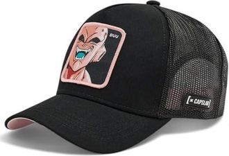 Capslab Casquette Dragon Ball pour homme, casquette de camionneur avec broderie Goku, Vegeta et plus encore. Obtenez un look moderne et montrez votre passion 