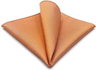 Shlax & Wing Carrés de Poche Pour Hommes Couleur unie Orange