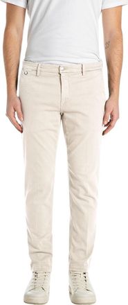 Replay Herren Chino Benni Regular-Fit mit Stretch, Natural Rope 200 (Beige), 34W/34L