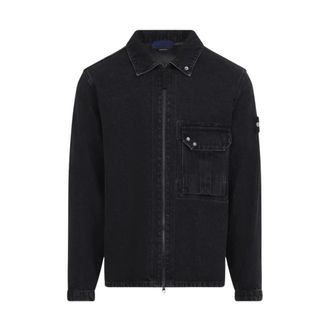 Stone Island Homme, Vestes, Noir, Taille: XL Surchemise Vj902