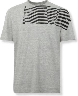 Golden Goose Homme, Tops, Gris, Taille: M T-Shirt Oversize