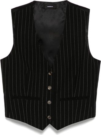 Wardrobe.NYC veston à rayures - Noir