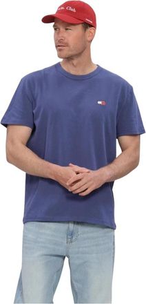 Tommy Jeans TJM REG Badge TEE EXT - - Tops - Herren - Blau - M