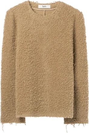 Séfr Damen, Strickwaren, Braun, MGröße