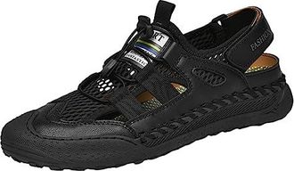 Generic Chaussures 41 pour homme - Pour lext&eacute;rieur, l&eacute;t&eacute;, la marche, la plage, la randonn&eacute;e, la p&ecirc;che, les pieds nus - Sandales en cuir pour homme Alias Tech,