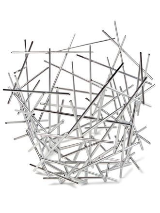 Alessi panier Blowup - Argent