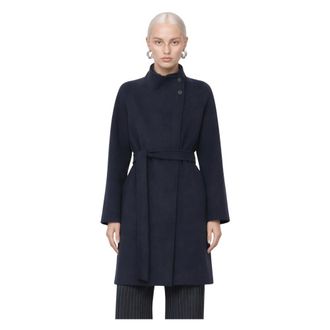 Kocca Manteau Ceintur&eacute; - Femme - Manteaux - Bleu - Taille: 44 FR