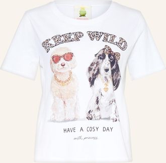 Princess Goes Hollywood Princess Goes Hollywood T-Shirt Mit Schmucksteinen weiss