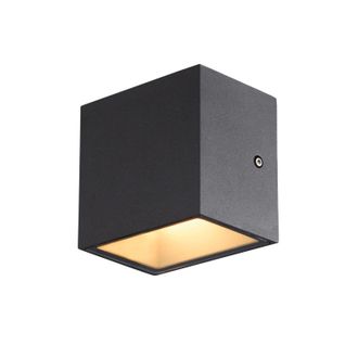 SLV SITRA S WL SINGLE, LED Outdoor Wandaufbauleuchte, anthrazit, CCT switch 3000/4000K