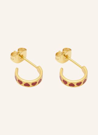 LULU Copenhagen Lulu Copenhagen Creolen Love Repeat Hoops Pair gold