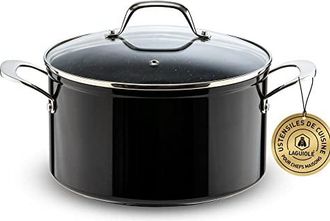 Laguiole Laguiole - Greblon C2 Induktions-Kochtopf, 32 cm, Schwarz, antihaftbeschichtet