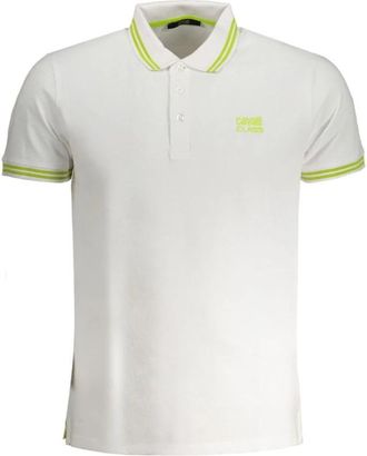 Cavalli Kurzarm Poloshirt - - Tops - Herren - Wei&szlig; - L