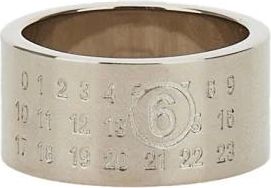 Maison Margiela Homme, Accessoires, Gris, Taille: 47 MM Numeric Ring