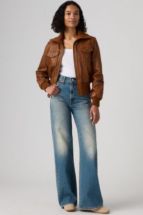 Levi's Jean Ribcage Wide Leg - Femme - D&eacute;lavage Fonc&eacute; / Counting Bills - 23X30