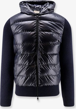 Moncler Down Jacket with virgin wool inserts - MONCLER - gender_Man