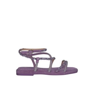 Alma En Pena Alma EN Pena, Femme, Chaussures, Violet, Taille: 39 EU Rhinestone Flat Sandal