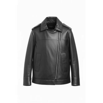 Emma & Gaia Femme, Vestes, Noir, Taille: 36 FR Giacca Chiodo Over