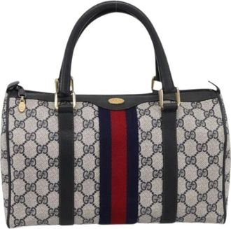 Gucci Sac &agrave; main vintage doccasion - Femme - Pre-owned - Bleu - Taille: ONE Size
