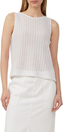 s.Oliver Transparentes Jersey-Top mit Rundhalsausschnitt