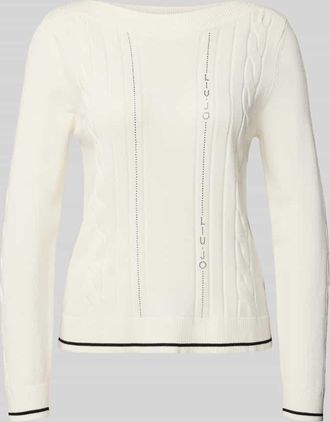 Liu Jo Regular Fit Pullover aus Viskose-Mix