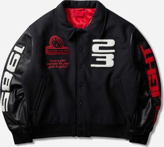 Nike Jordan Men s Jordan Flight Varsity Jacket Black