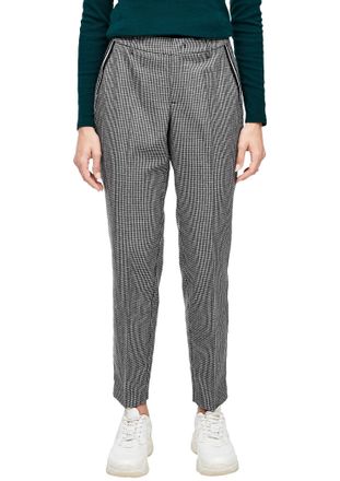 s.Oliver Damen 14.911.76.3067 Hose, Grau (Grey Glencheck 97r2), W(Herstellergr&ouml;&szlig;e: 36)